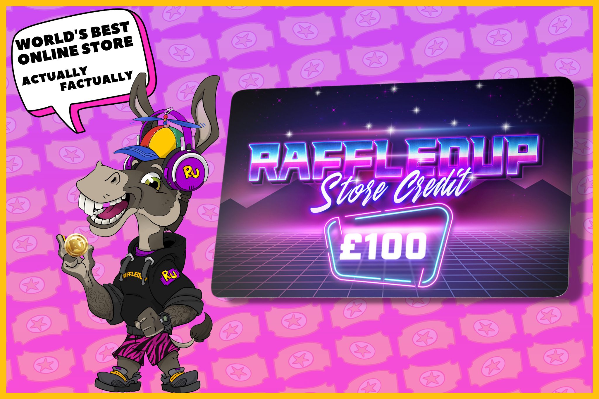 100 RAFFLEDUP CREDIT 2 RaffledUp 100 RAFFLEDUP CREDIT 2 RaffledUp