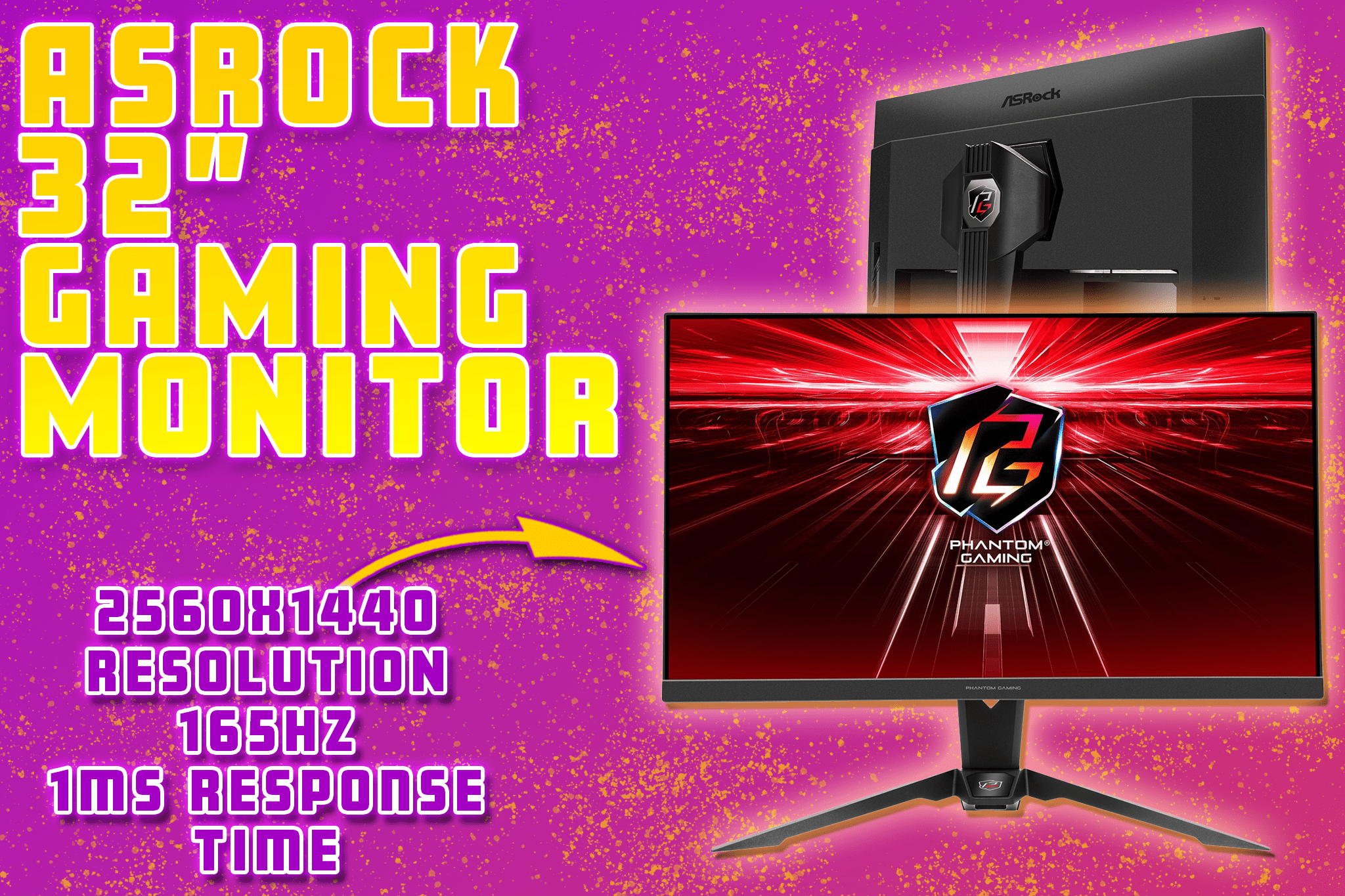 ASROCK 32 GAMING MONITOR RaffledUp ASROCK 32 GAMING MONITOR RaffledUp