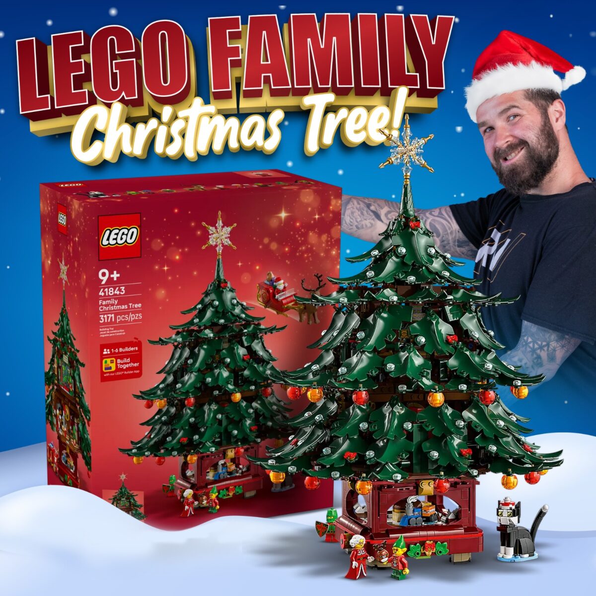 LEGO: FAMILY CHRISTMAS TREE! - RaffledUp