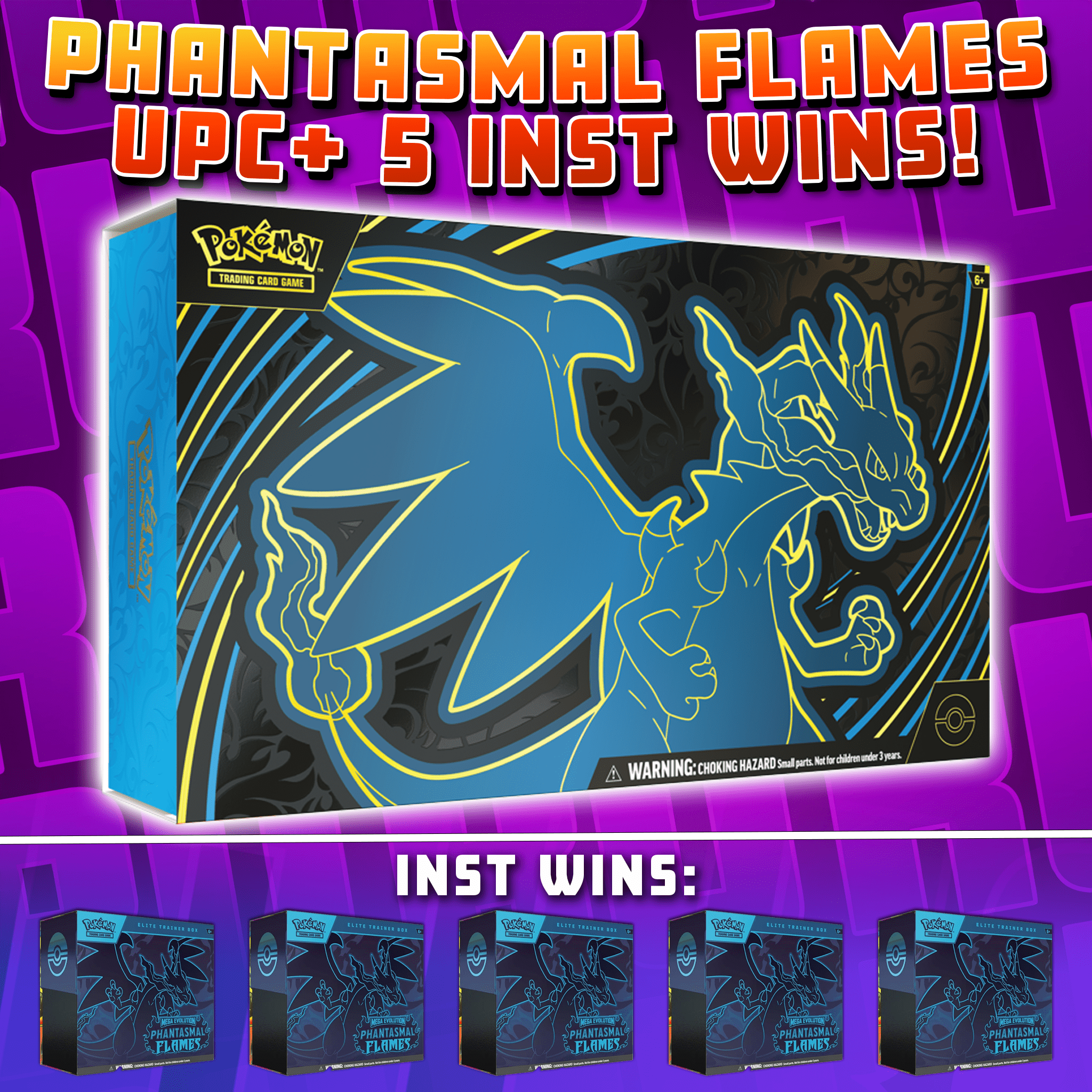 MEGA CHARIZARD X EX ULTRA PREMIUM COLLECTION | 5X INST WIN! #2 - RaffledUp