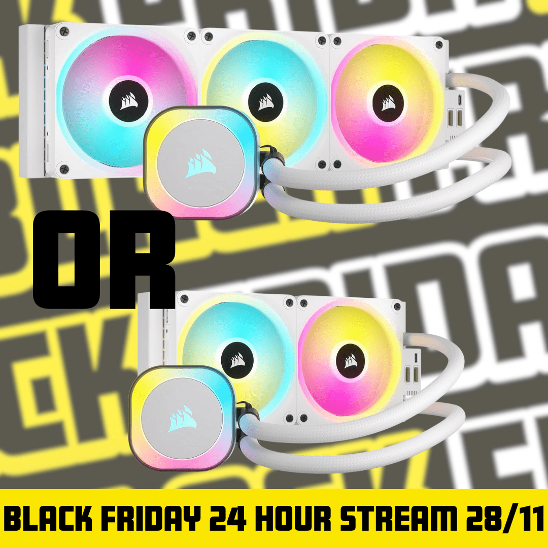 24HR STREAM | CORSAIR ICUE LINK H150i RGB AIO - RaffledUp