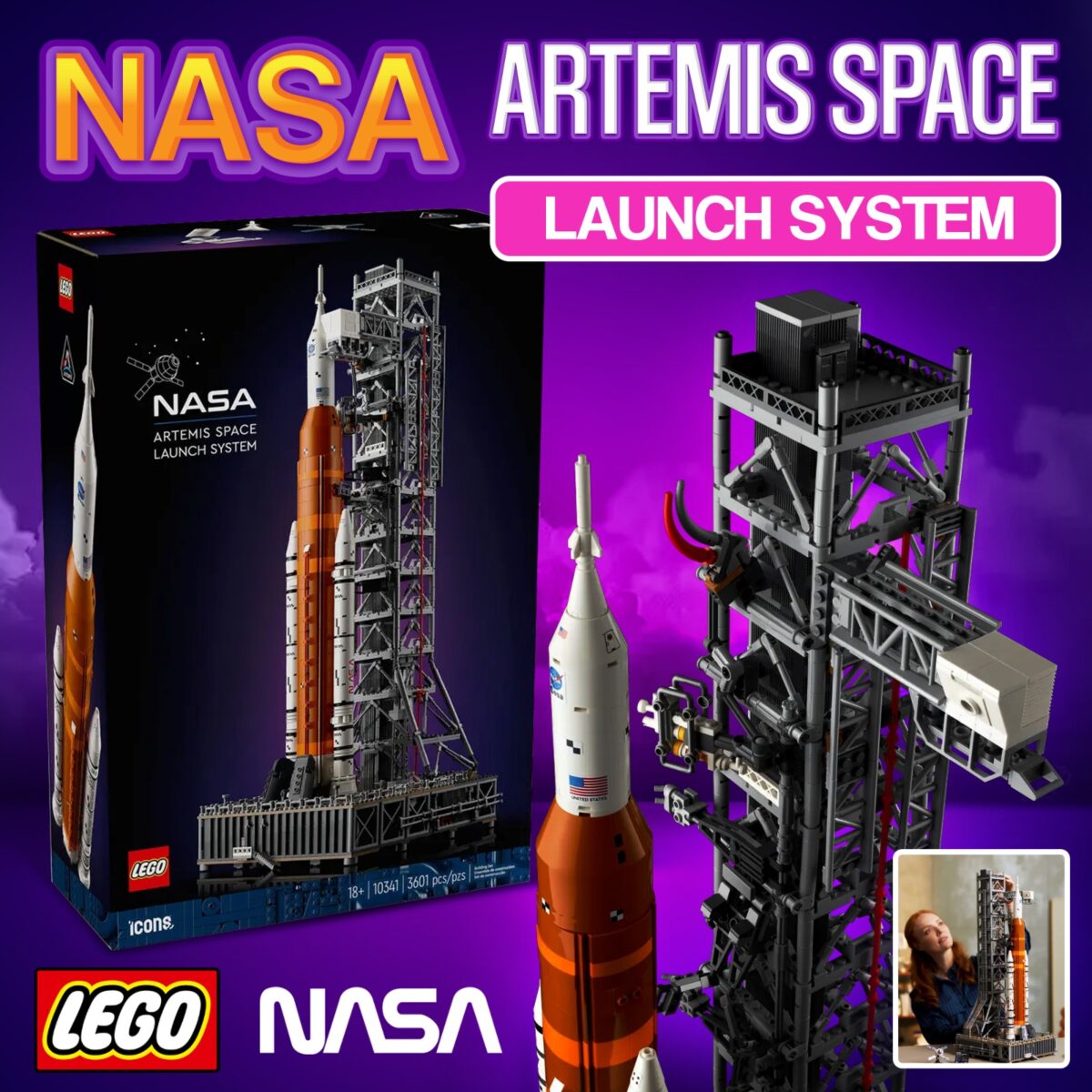 LEGO NASA ARTEMIS SPACE LAUNCH SYSTEM! - RaffledUp