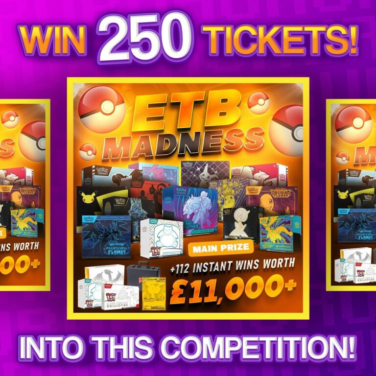 WIN 250 TICKETS INTO OUR POKÉMON COMP! - RaffledUp