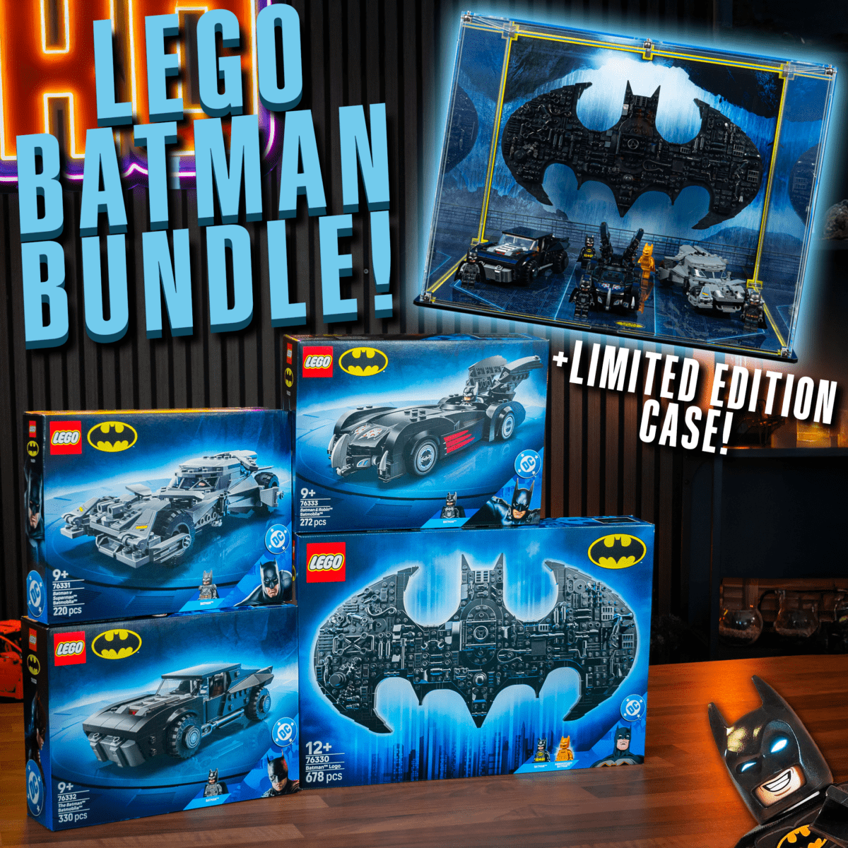 LEGO Batman Bundle + Display Case! - RaffledUp